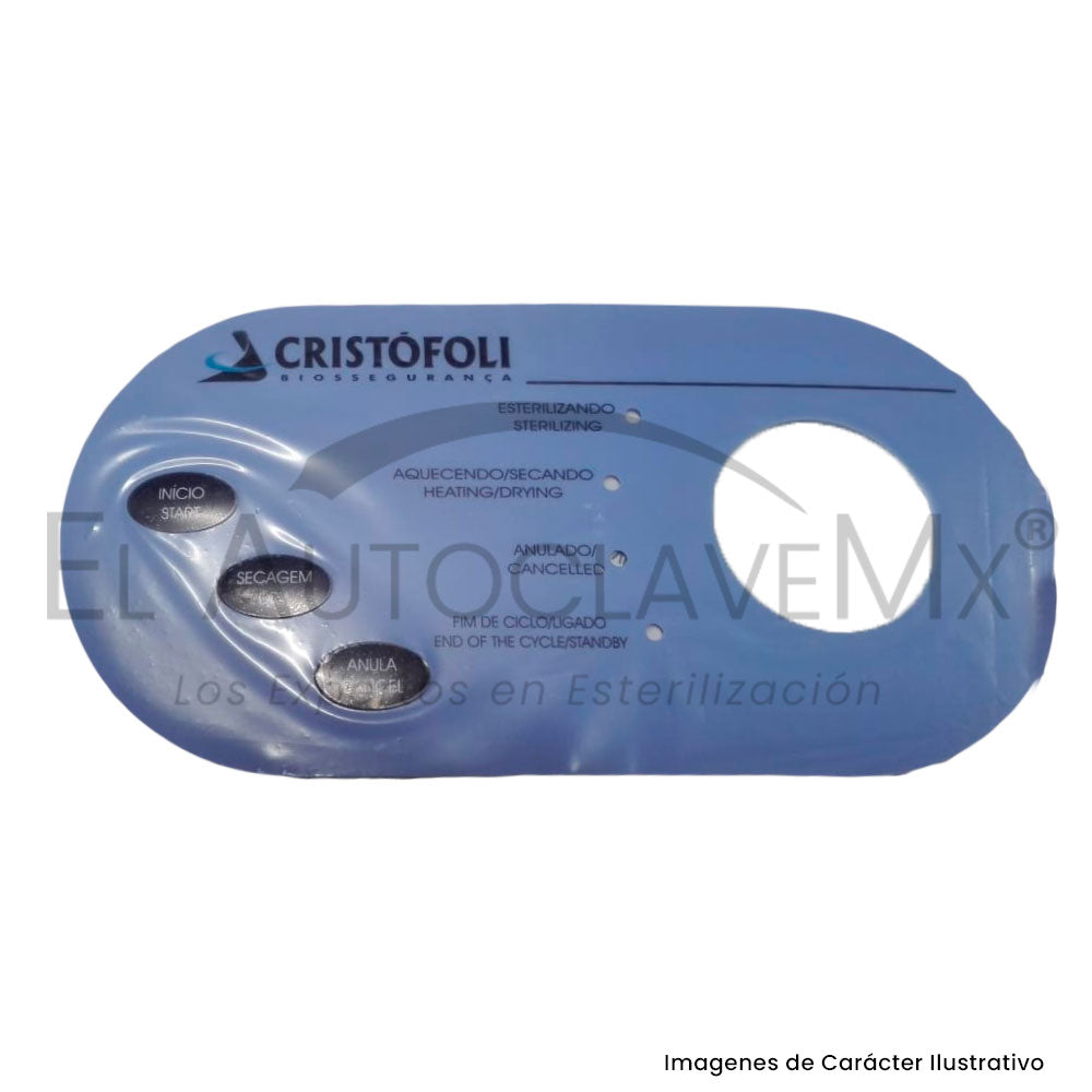 Panel de control-Membrana para Autoclave Vitale 12 y 21, Cristofoli ...